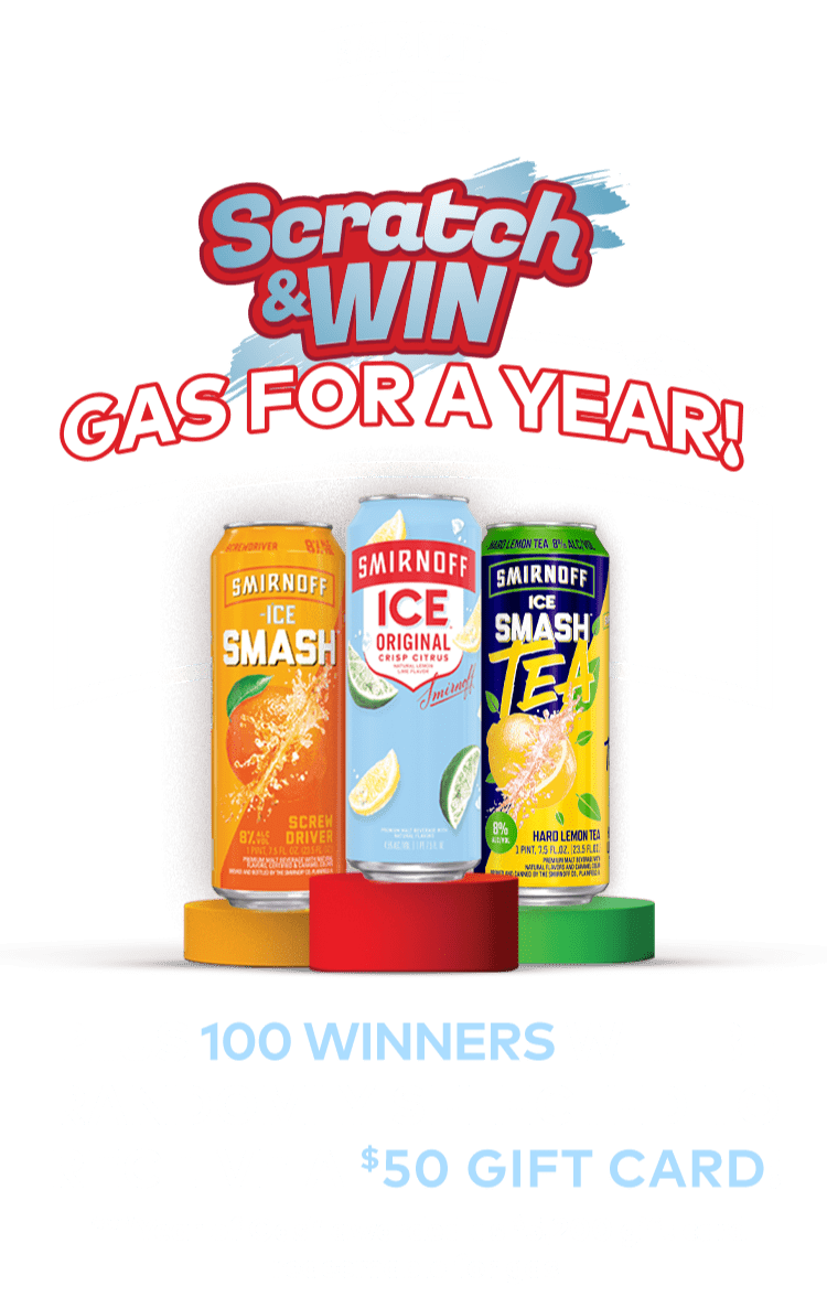 Smirnoff Ice Smash Scratch for Gas